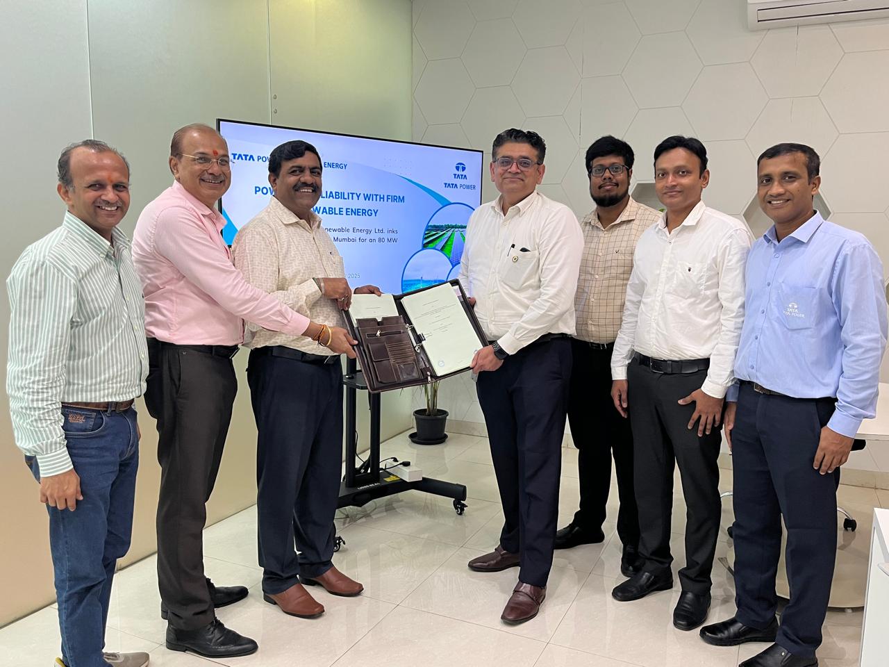 Tata Power Renewables signs PPA with Tata Power Mumbai Distribution to Set up 80 MW Firm and ...