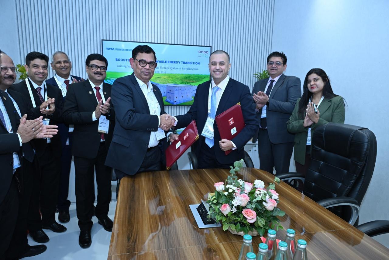 Tata Power Renewables and ONGC Collaborate to Lead the Way in Battery Energy Storage System