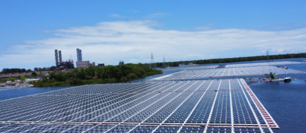 Floating solar plant, Kayamkulam, Kerala